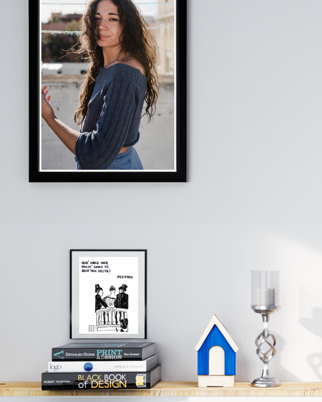 Lámina Qué hace una mujé como tú aquí tan solita? PEERME – La Tienda de La Vecina